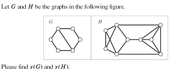 Solved Let G and H be the graphs in the following figure. | Chegg.com