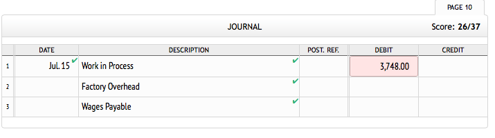 Solved The weekly time tickets indicate the following | Chegg.com
