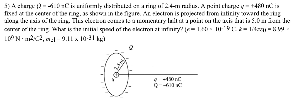 Solved 4) A non-conducting sphere of radius R 7.0 cm carries | Chegg.com