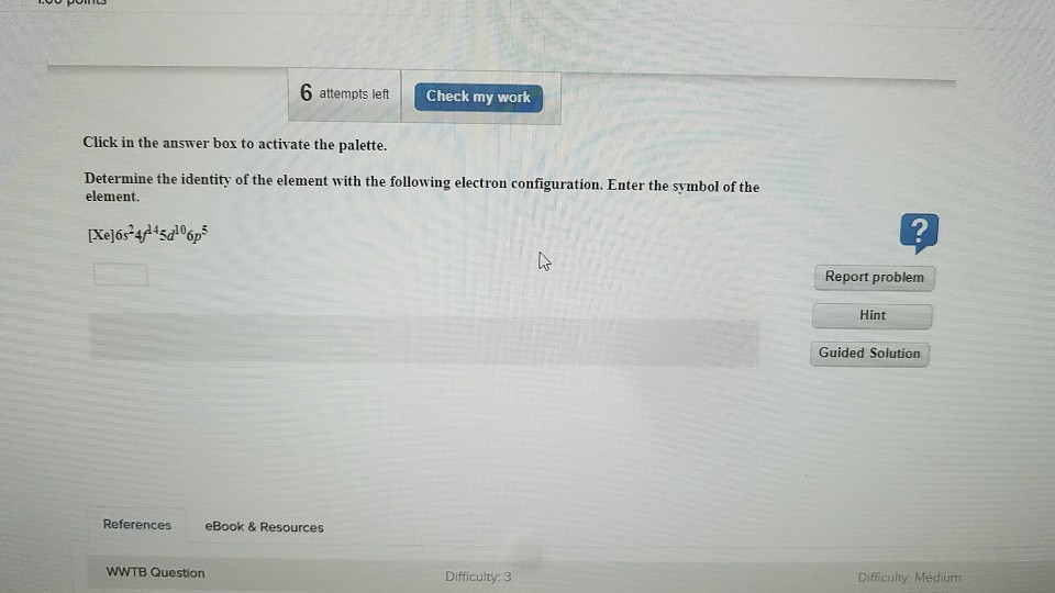 Solved 6 attempts left Check my work Click in the answer box | Chegg.com