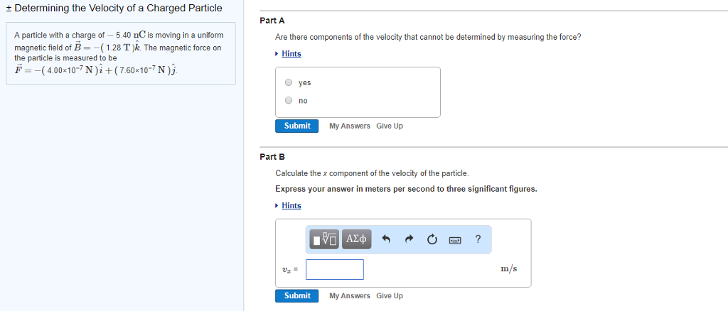 Solved A particle with a charge of - 5 40 nC is moving in a | Chegg.com