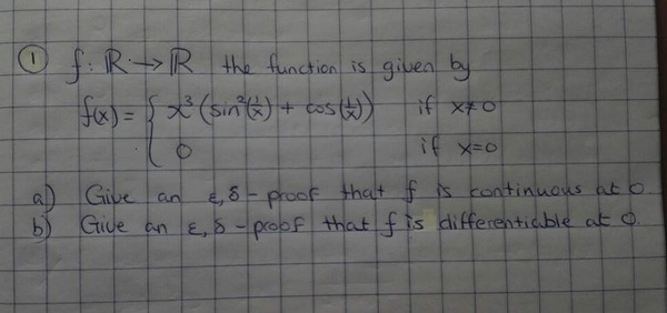 Solved F: R rightarrow R the function is given by f(x) = | Chegg.com