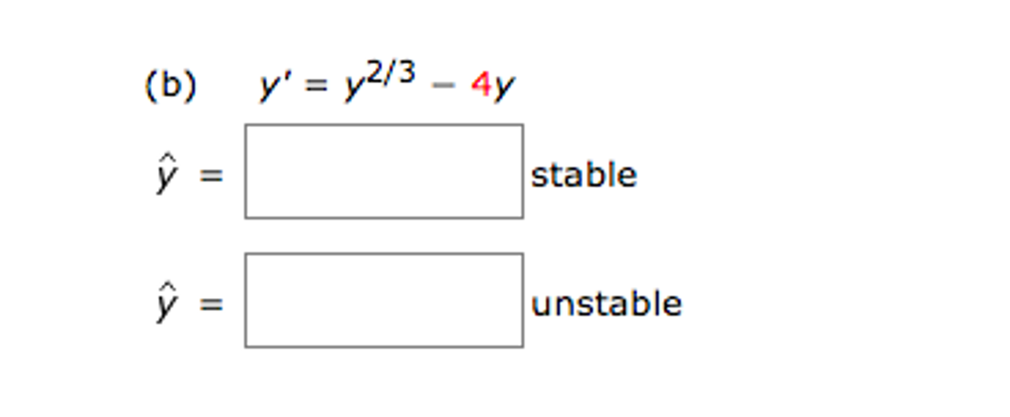 Solved Find all equilibria and Use the local stability | Chegg.com