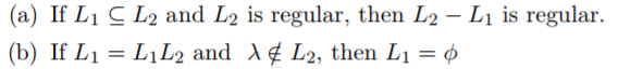Solved Prove or disprove Let L1 and L2 be any | Chegg.com