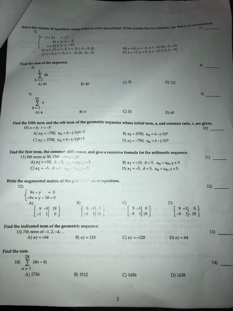 Solved Need help, I'm not sure how to solve. Please answer | Chegg.com