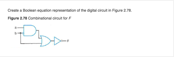 Solved Create A Boolean Equation Representation Of The