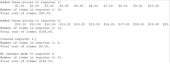 Solved Using Java and CashRegister Class#N#Write the Program | Chegg.com