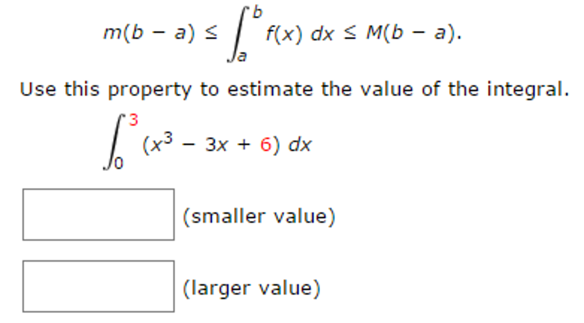 Solved If m ? f(x) ? M for a ? x ? b, where m is the | Chegg.com