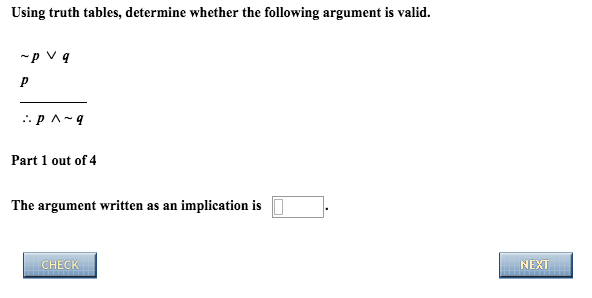 Solved Using truth tables, determine whether the following | Chegg.com