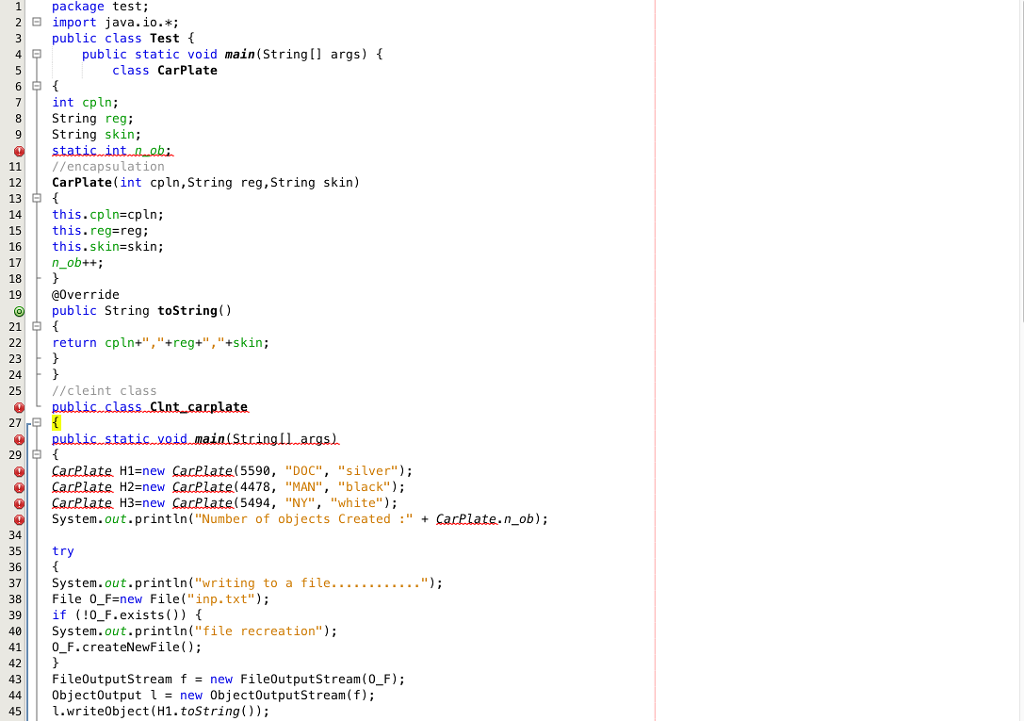 Solved Fixed the error part and organize the project. Create | Chegg.com