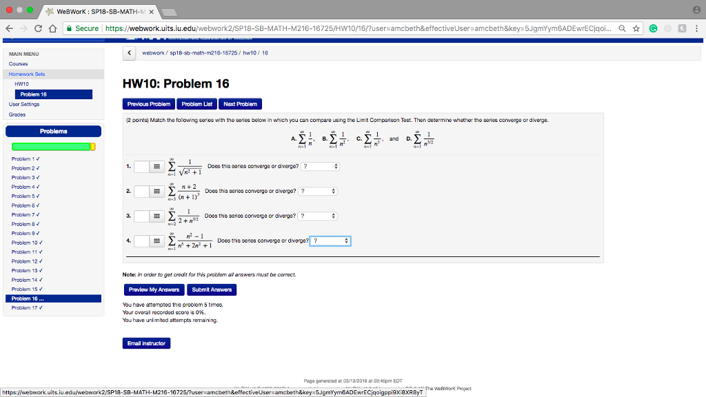 Calculus Archive | March 13, 2018 | Chegg.com