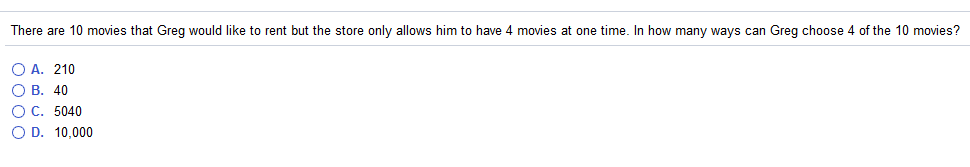 Solved There are 10 movies that Greg would like to rent but | Chegg.com