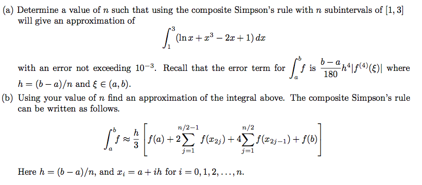 Solved (a) Determine a value of m such that using the | Chegg.com