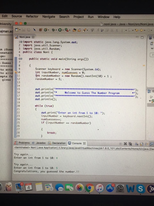Solved //Lab 6 Assignment Write a Java Program (GuessNumber) | Chegg.com