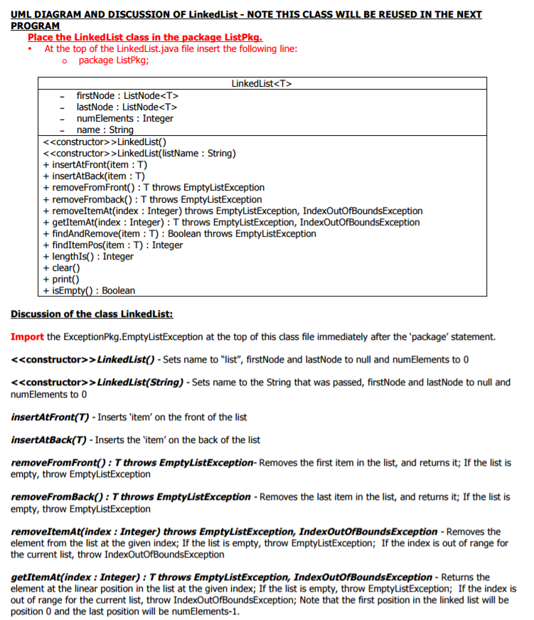 Solved I Need Help With The Listnode Java Code And The 
