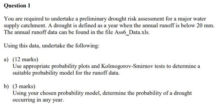 Question 1 You are required to undertake a | Chegg.com