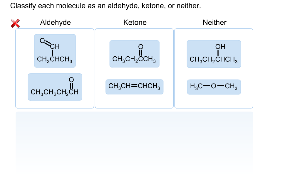 Solved Classify each molecule as an aldehyde, ketone, or | Chegg.com