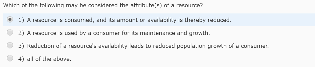Solved Which of the following may be considered the | Chegg.com
