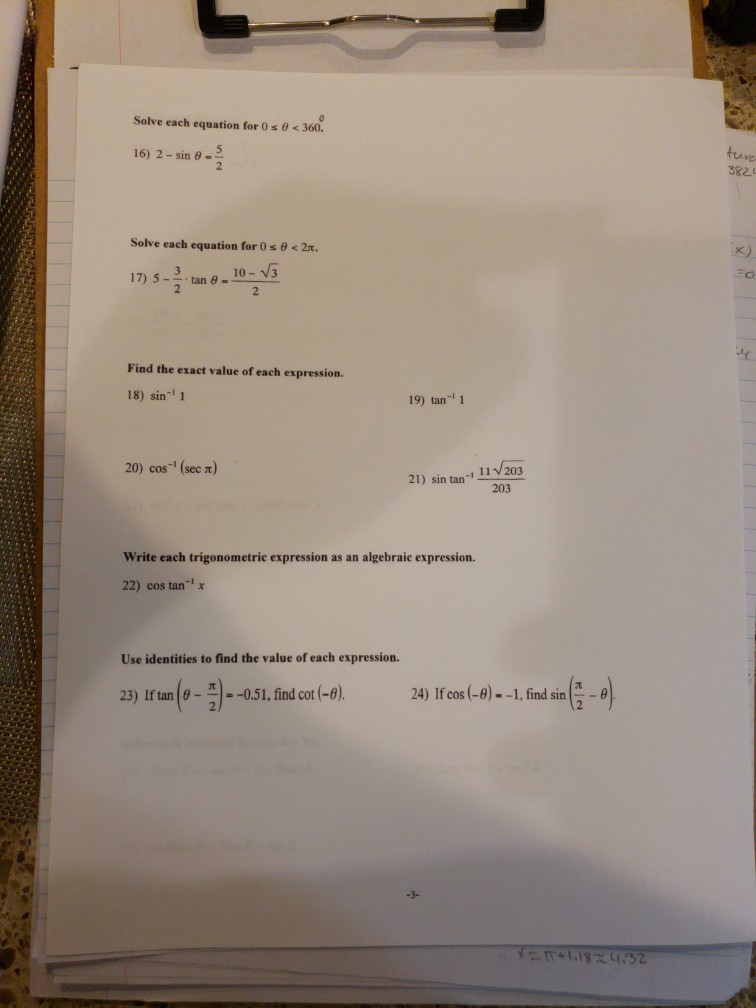 Solved Precalculus Assignment Convert each degree measure | Chegg.com