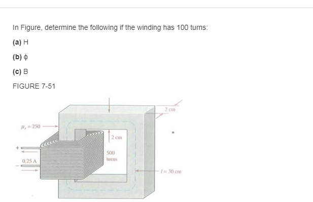 Solved In Figure, determine the following if the winding has | Chegg.com