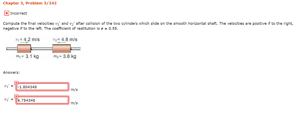 Solved Compute the final velocities v_1' and v_2' after | Chegg.com