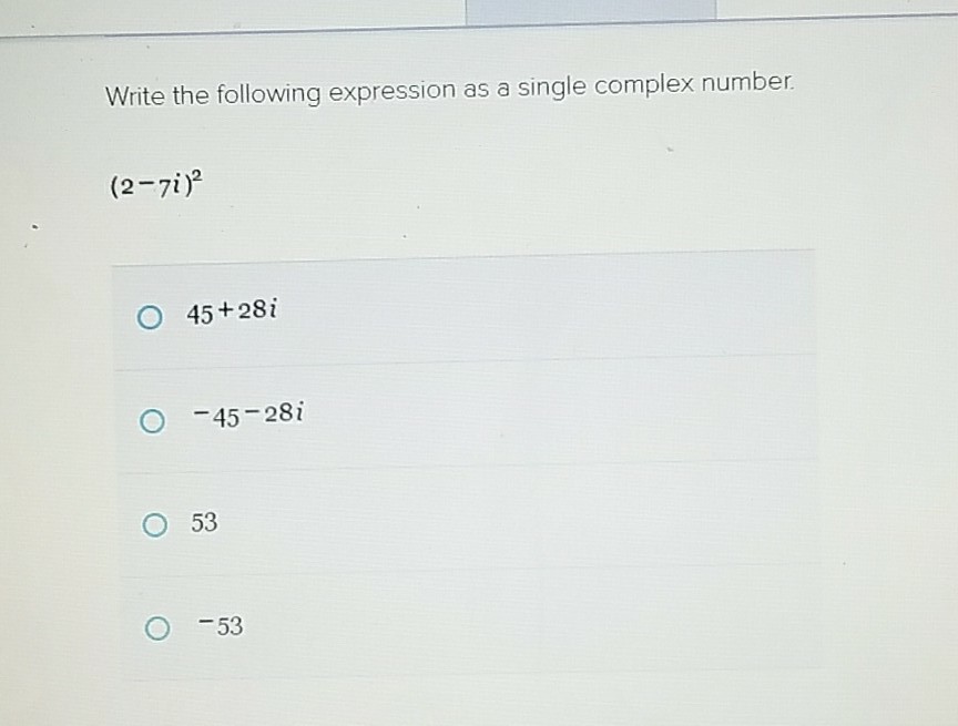 Solved Write the following expression as a single complex | Chegg.com