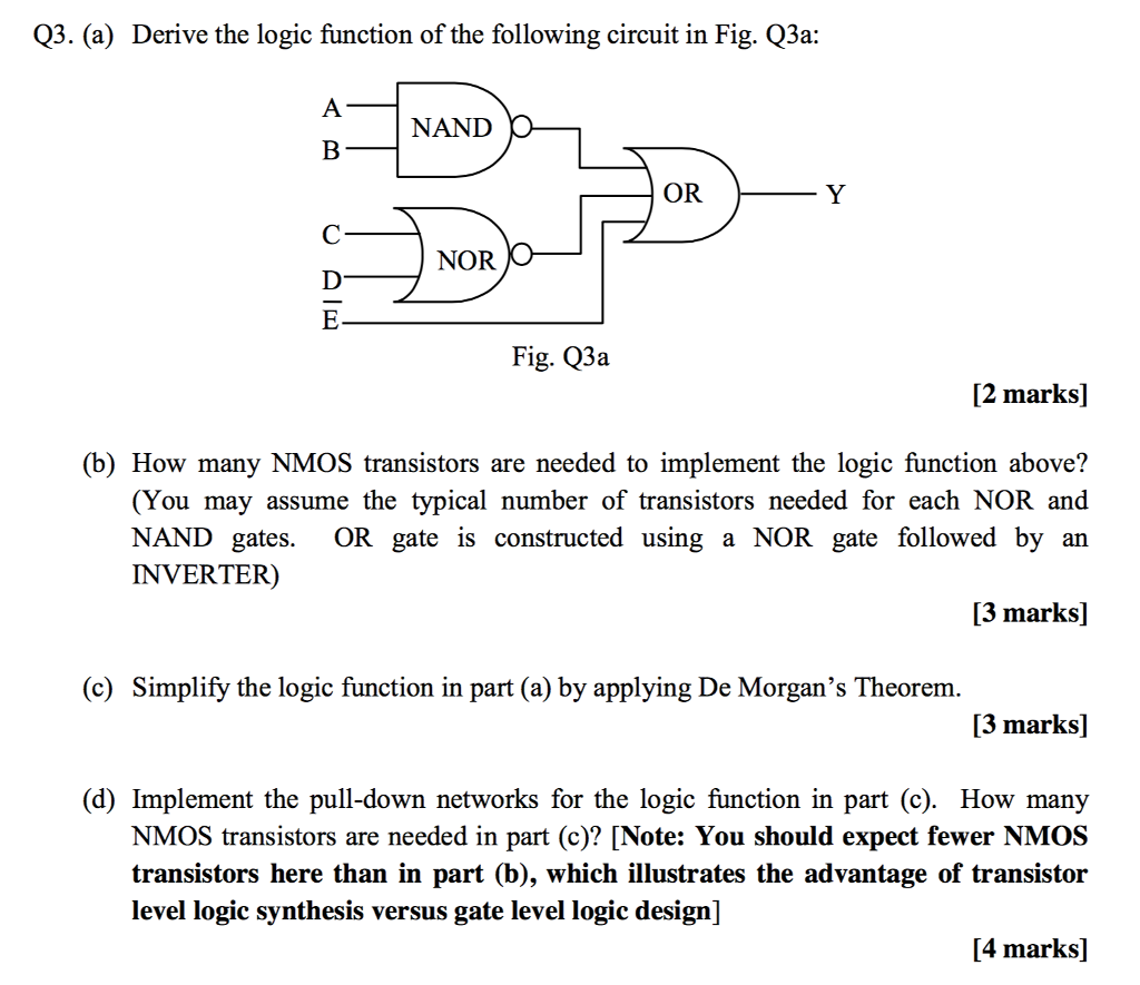 Solved Derive the logic function of the following circuit in | Chegg.com