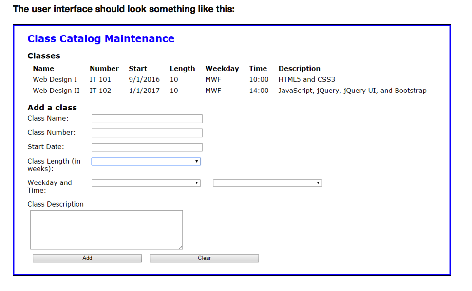Solved Need 3 Separate Files Html Css And Javascript Do