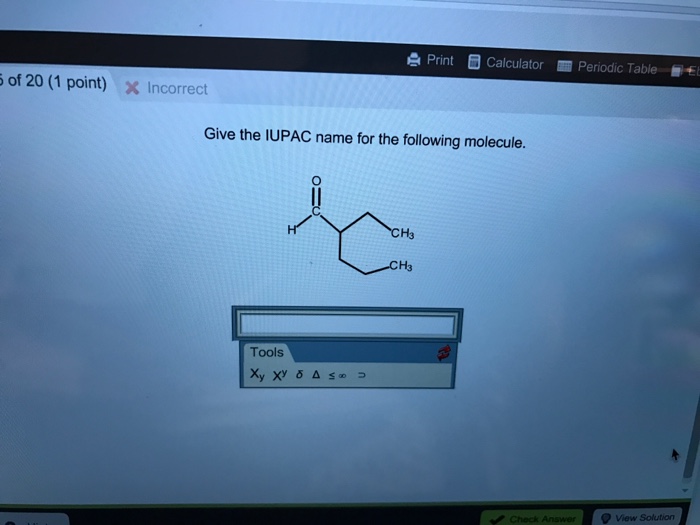 Solved Print Calculator Periodic Table of 20 (1 point) of 20 | Chegg.com