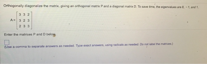 Solved Find the matrix of the quadratic form. Assume x is in | Chegg.com