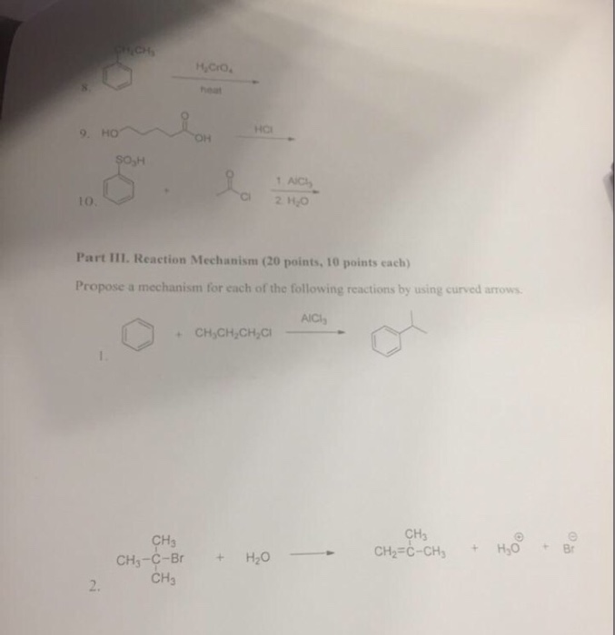Solved Propose a mechanism for each of the following | Chegg.com