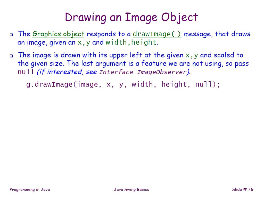 More Inheritance and Interfaces using the Java Swing | Chegg.com