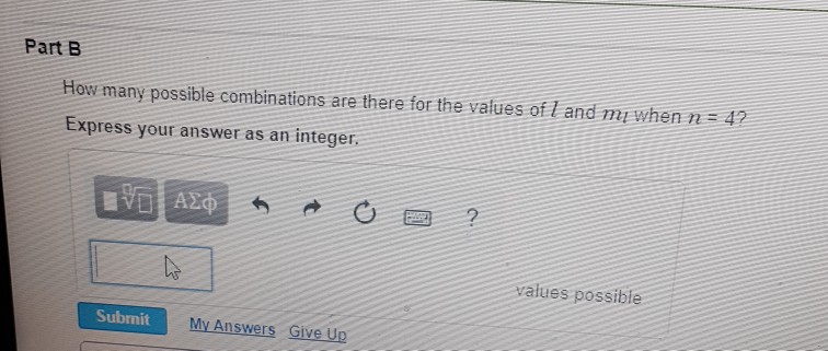 Solved Part B How many possible combinations are there for | Chegg.com