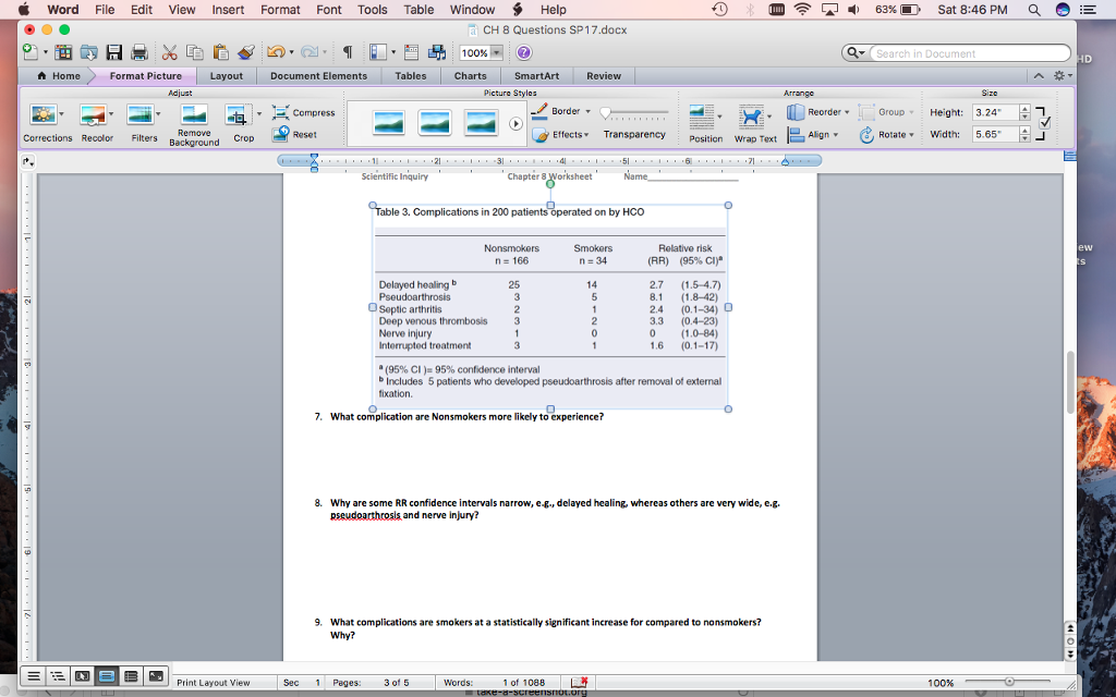 Solved Word File Edit View Insert Format Font Tools Table 