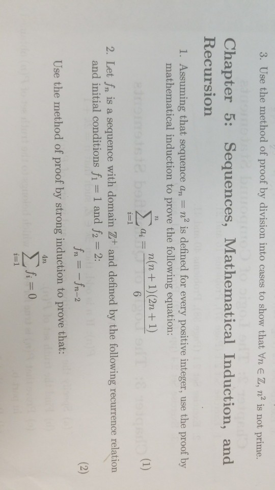 Solved 3. Use the method of proof by division into cases to | Chegg.com