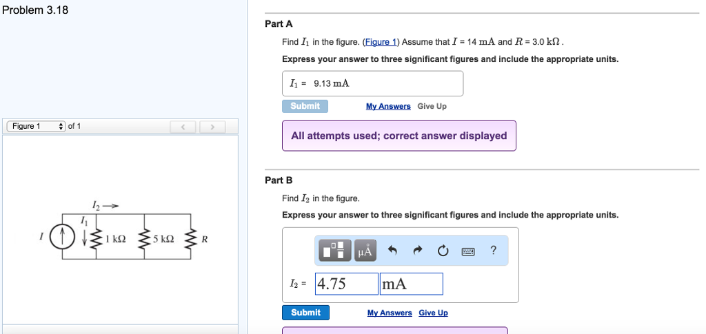 Solved Problem 3.44 of 1 Figure 1 R, V Part A Find the mesh | Chegg.com