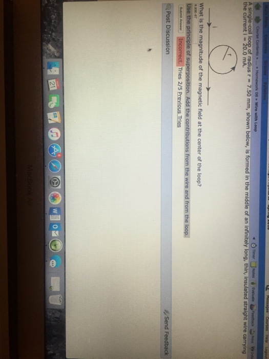 Solved A single-coil loop of radius r=7.50 mm, shown below, | Chegg.com