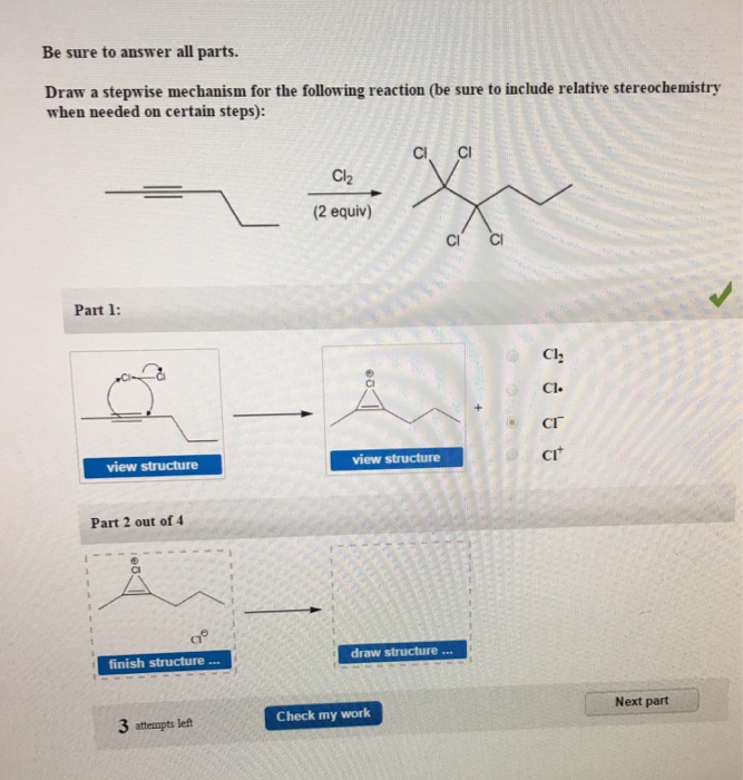 Solved Draw a stepwise mechanism for the following reaction | Chegg.com