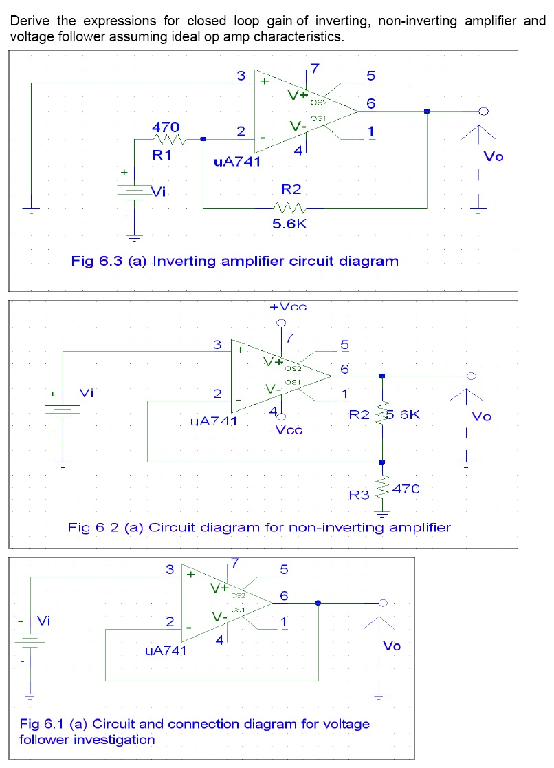 Solved Derive The Expressions For Closed Loop Gain Of