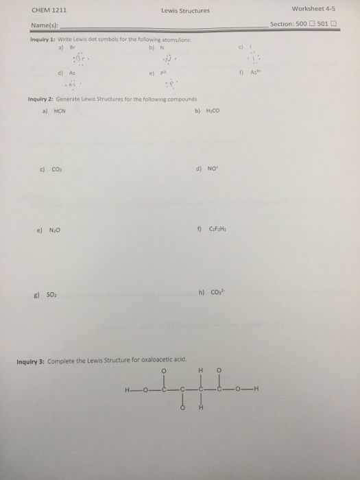 Solved Write Lewis dot symbols for the following atoms/ions: | Chegg.com