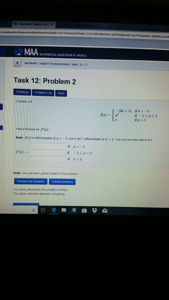 Solved WeBWorK : Math! 134.1 × webwork | Chegg.com Solved WeBWorK : Math! 134.1 × webwork | Chegg.com