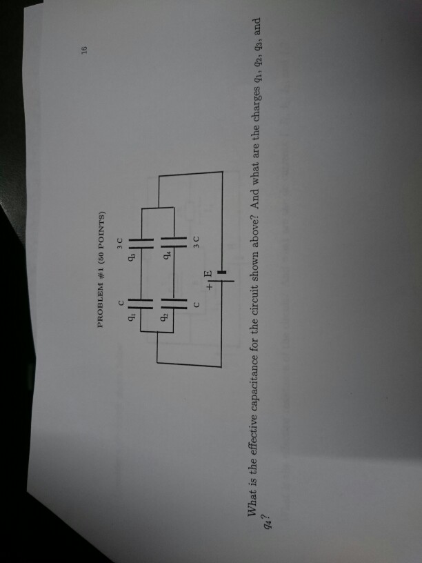 Solved What is the effective capacitance for the circuit | Chegg.com