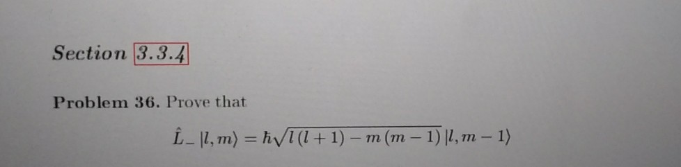 Solved Section 3.3 Problem 36. Prove that L-ll, m) = hVI (1 | Chegg.com