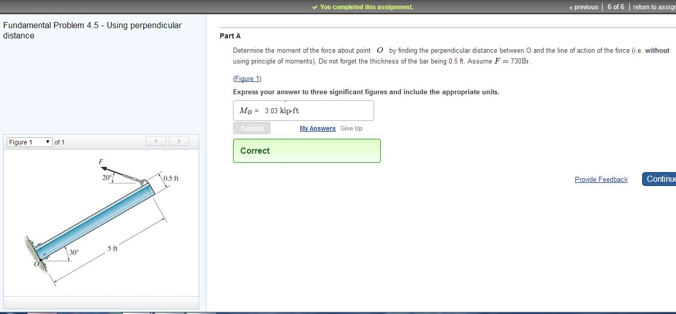 Solved Determine the moment of the force about point O by | Chegg.com