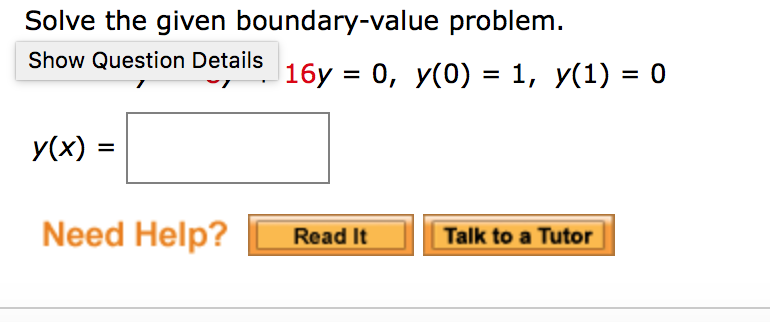 Solved Solve the given boundary-value problem. y Solved Solve the given boundary-value problem. y