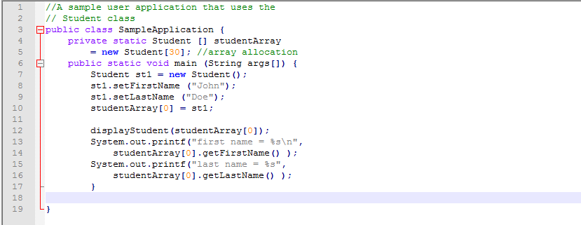 Solved JAVA hw 1. define the displayStudent() that takes | Chegg.com