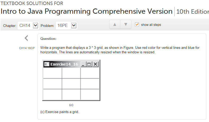 Write a program that displays a 3 times 3 grid, as | Chegg.com