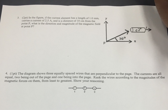 Solved In the figure, if the current element has a length of | Chegg.com