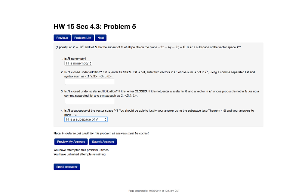 Solved HW 15 Sec 4.3: Problem 5 PreviousProblem List Next (1 | Chegg.com Solved HW 15 Sec 4.3: Problem 5 PreviousProblem List Next (1 | Chegg.com