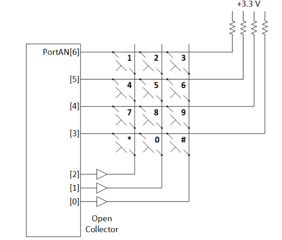 Solved Consider the following keyboard wiring: 1. How | Chegg.com
